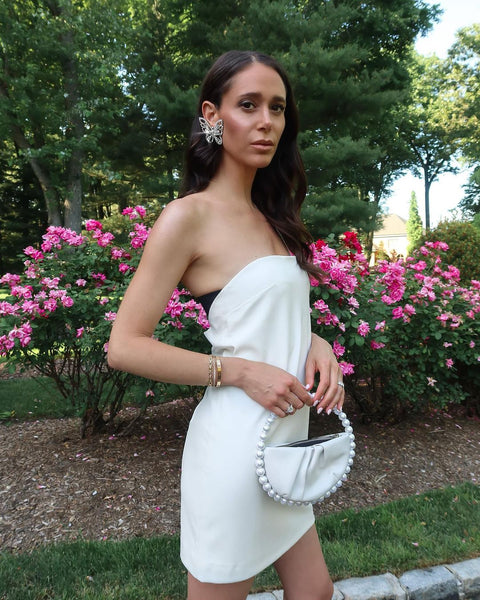 Lindsi Lane Watts with Creme Pearl Eternity | L'ALINGI London – L ...