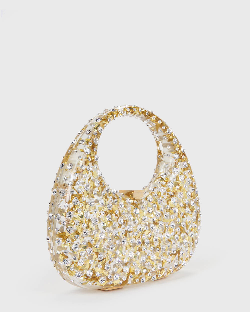 Gold Meleni Luxury Designer Bag | L'ALINGI