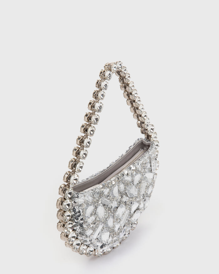 Crystal Embroidery Pendant Eternity Designer Handbag | L'ALINGI