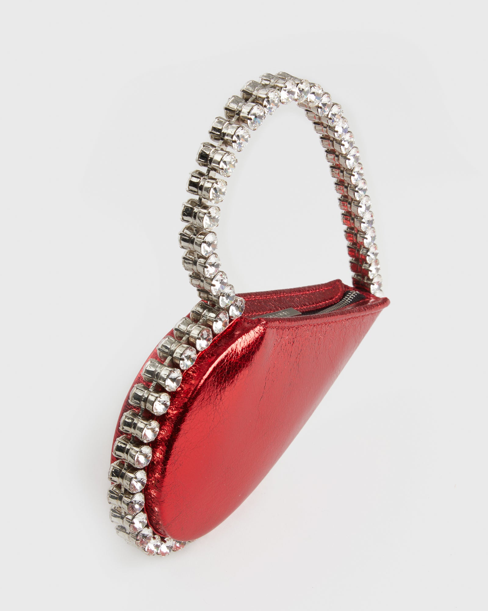 Red Metallic Love Luxury Designer Clutch | L'ALINGI